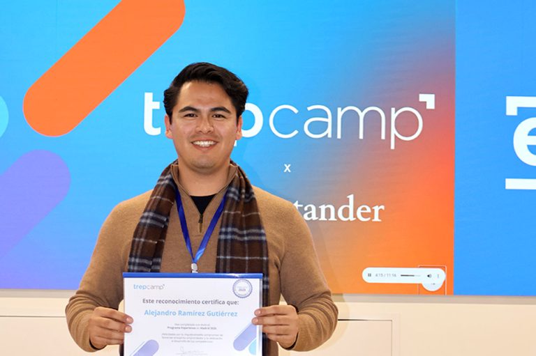 Alejandro Ramírez de CETYS Tijuana vive la experiencia Emprendedora TrepCamp 2025 en Madrid - CETYS